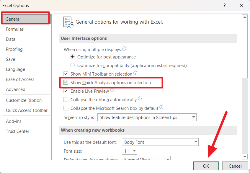 How to Use Quick Analysis Tool in Excel