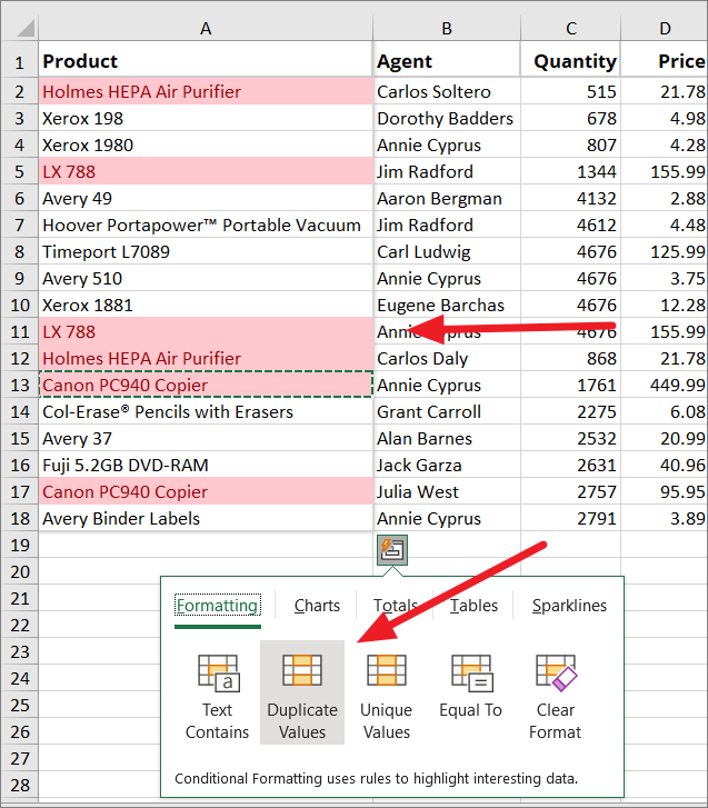 How to Use Quick Analysis Tool in Excel