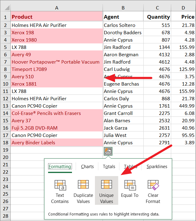 How to Use Quick Analysis Tool in Excel