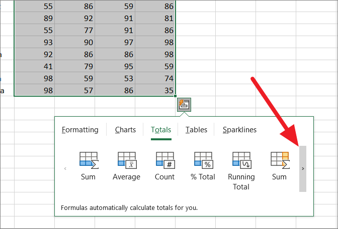 How to Use Quick Analysis Tool in Excel