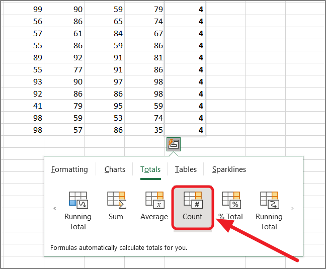 How to Use Quick Analysis Tool in Excel
