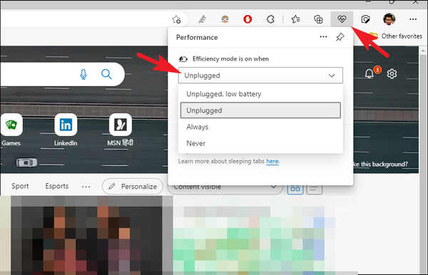 How to Enable or Disable Efficiency Mode in Microsoft Edge