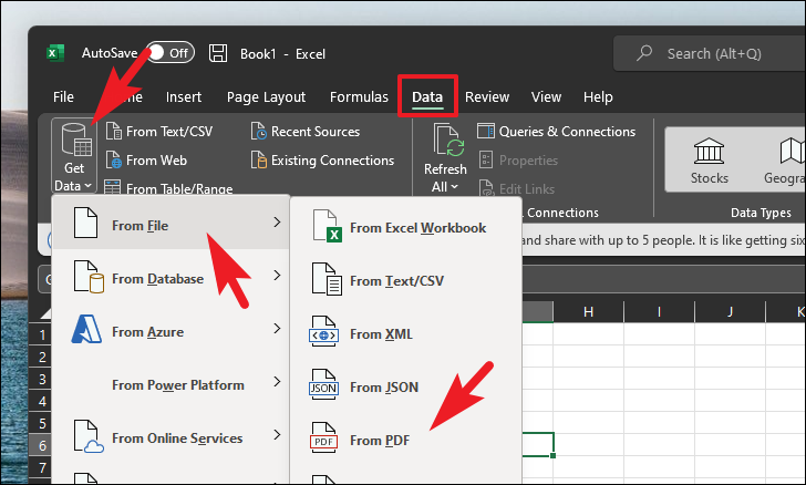 How to Import Data From PDF to Microsoft Excel
