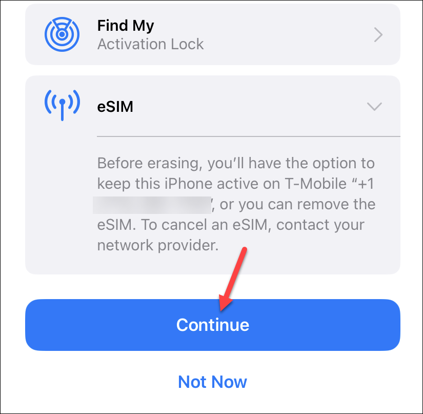 How to Factory Reset iPhone without Erasing eSIM