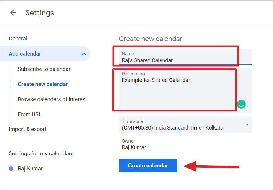 How to Make a Shared Google Calendar