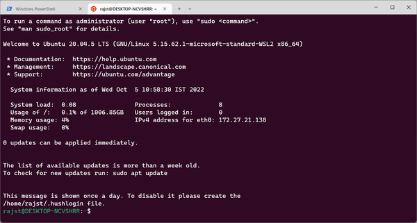 How to Use Linux Terminal in Windows 11