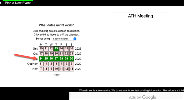 How to Use When2Meet