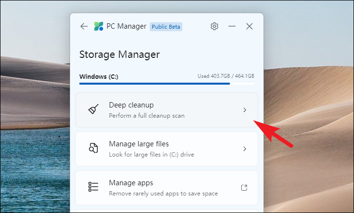 How to Perform a Deep Cleanup Using PC Manager on Windows 11 and 10