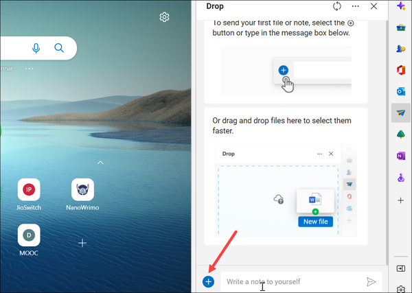 How to Share Files Using Microsoft Edge Drop Between All Your Devices