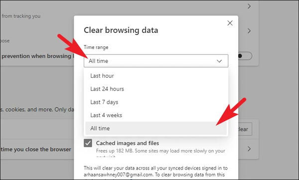 How to Clear Cache and Cookies on Microsoft Edge