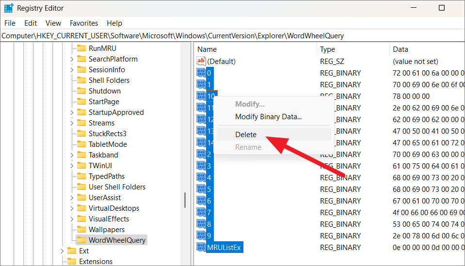 How to Clear Search History on Windows 11