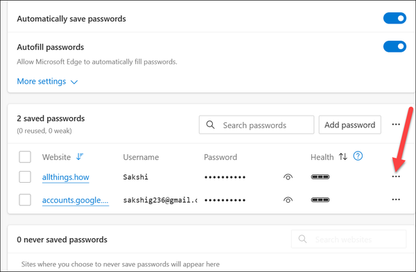 How to Use Microsoft Edge Password Manager