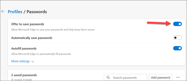 How to Use Microsoft Edge Password Manager