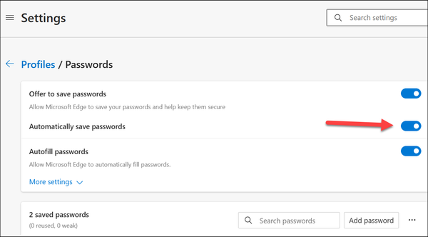 How To Use Microsoft Edge Password Manager