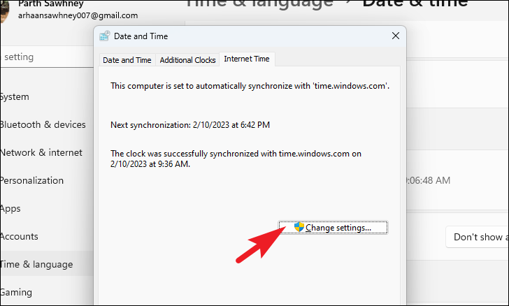 How to Fix Time Synchronization Failed Error in Windows 11