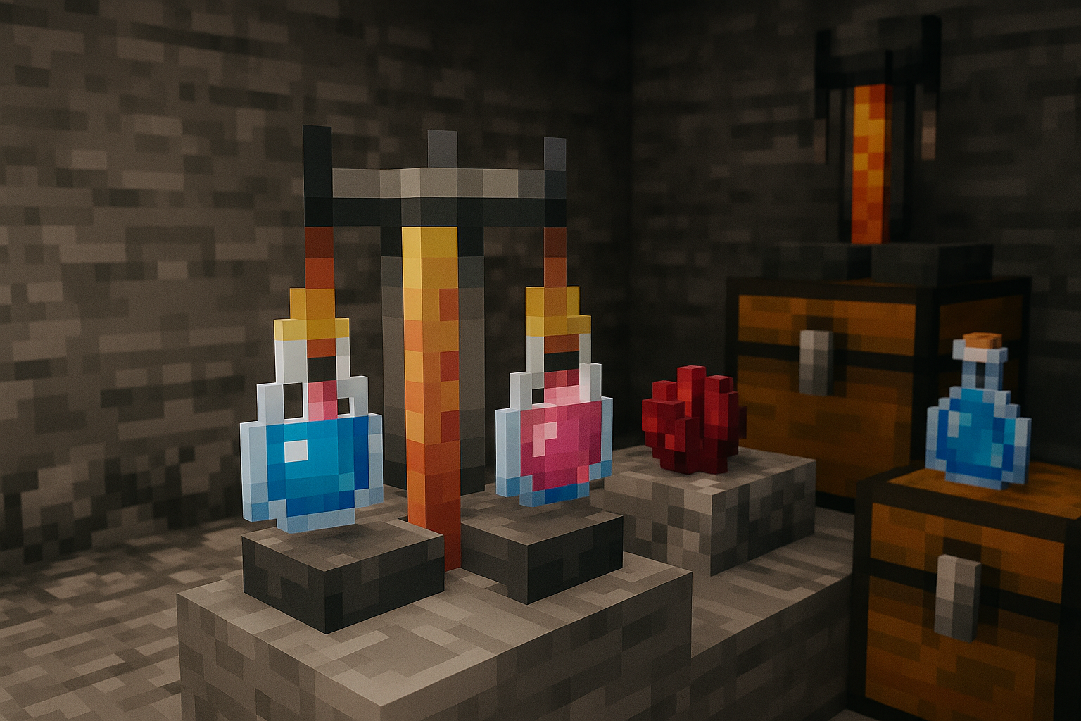 Minecraft brewing guide (1.21) — Potions, modifiers, recipes