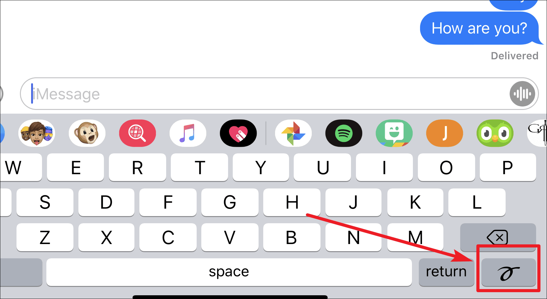 How to Send a Handwritten Message on iPhone