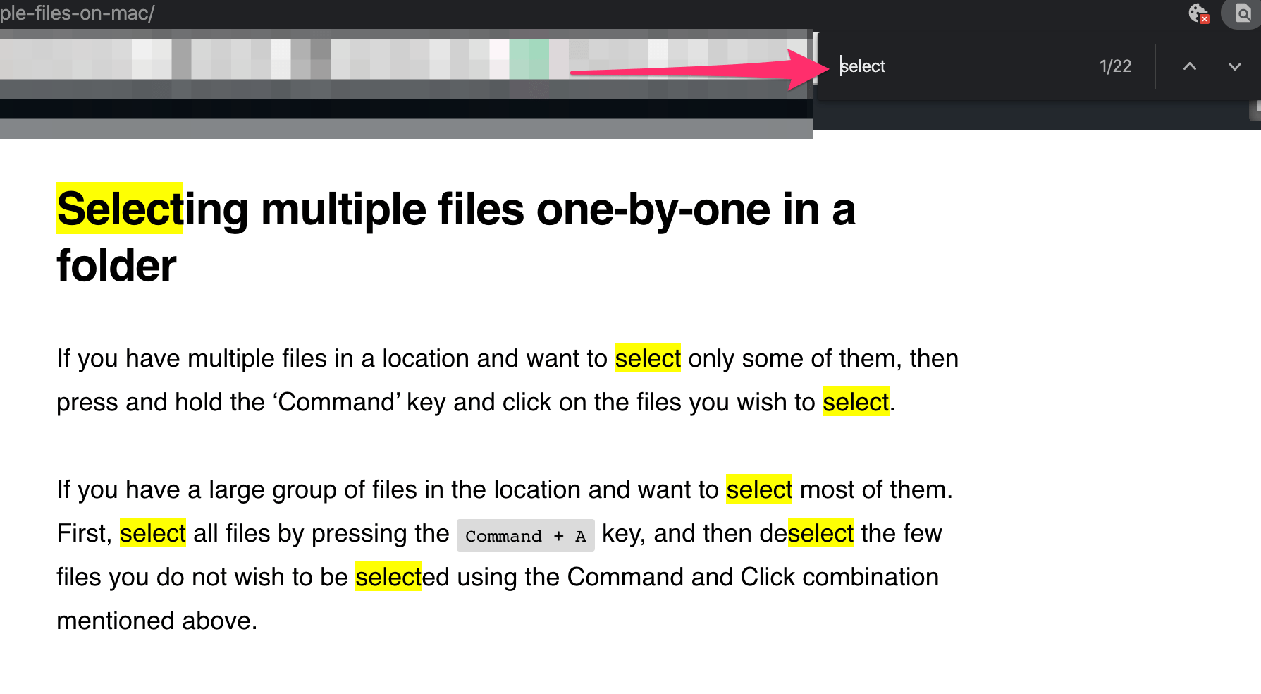 How To Search For A Word On Mac