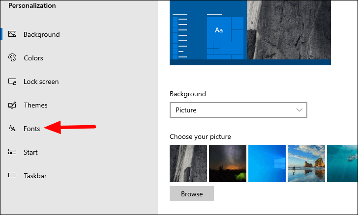 How To Change Default Font On Windows 10