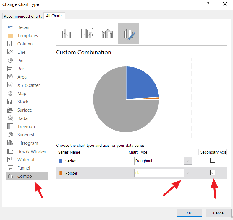 How to Create Gauge Chart in Excel