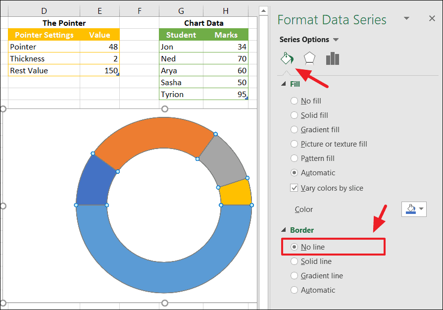 How to Create Gauge Chart in Excel