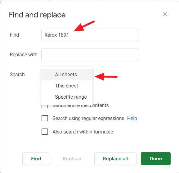 How To Search In All Sheets In Google Sheets