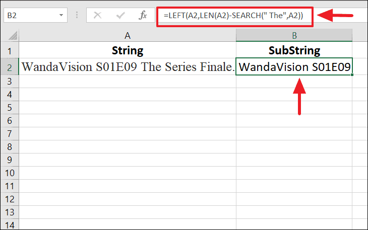 How To Extract Substring In Excel