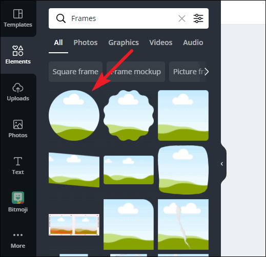 How To Add A Photo Frame In Canva