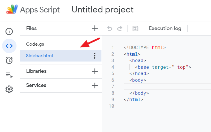 How To Create A Sidebar In Google Sheets