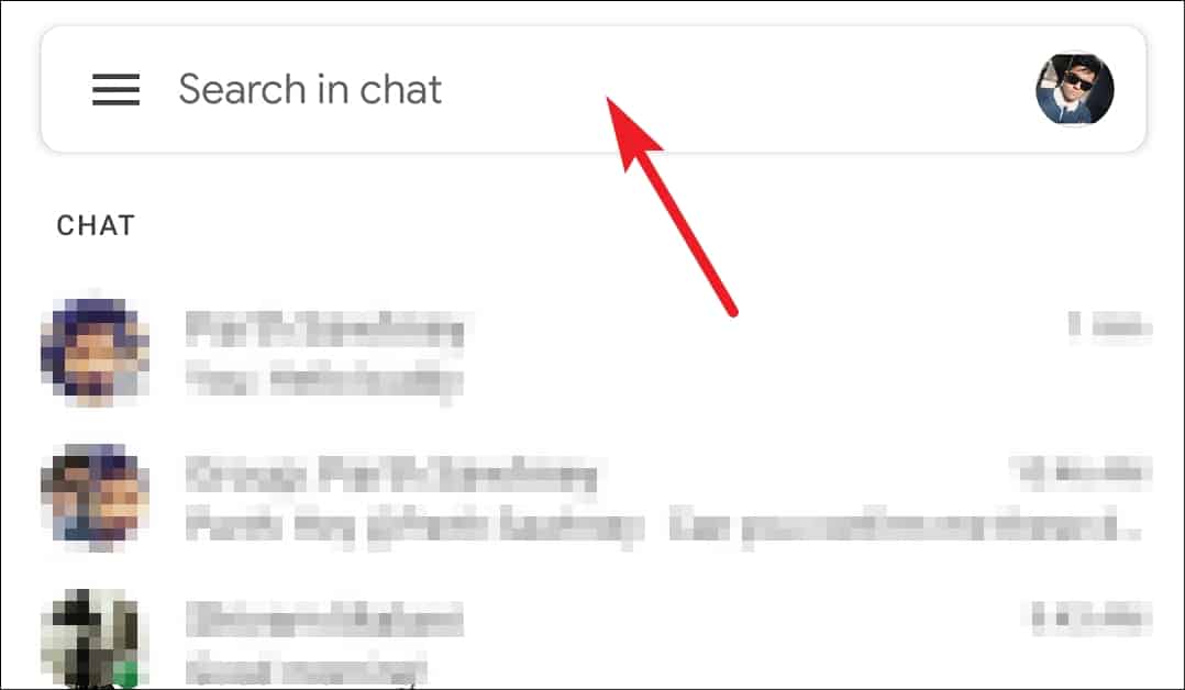 How to Search in Google Chat
