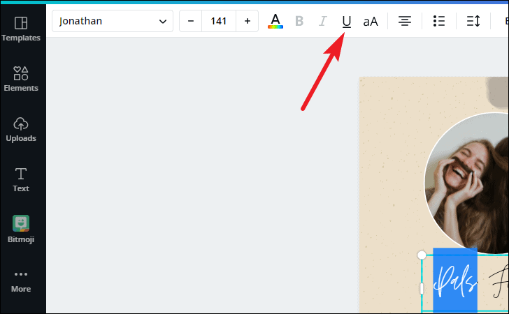 How To Underline Text In Canva