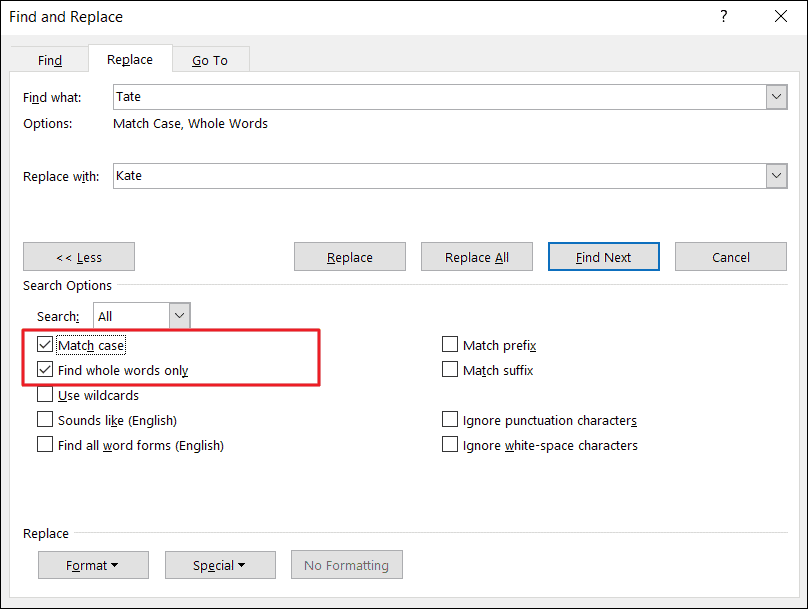 How to Find and Replace Text in Microsoft Word