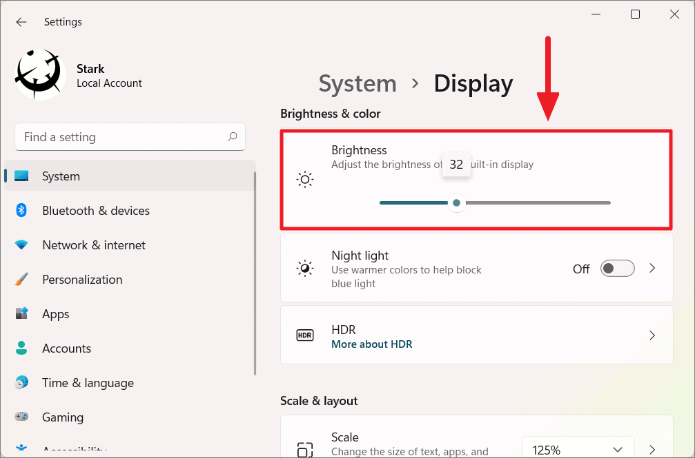 How to Change Brightness on Windows 11
