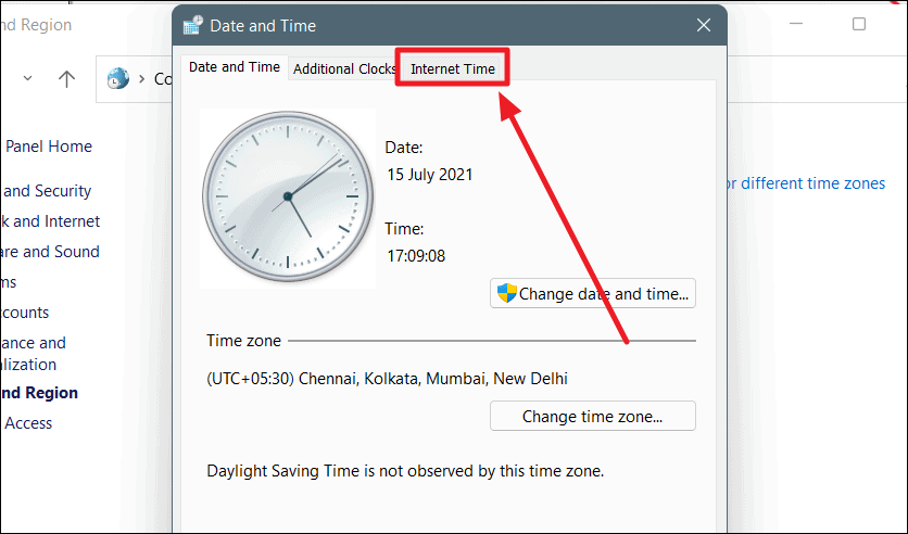 How to Change Time on Windows 11
