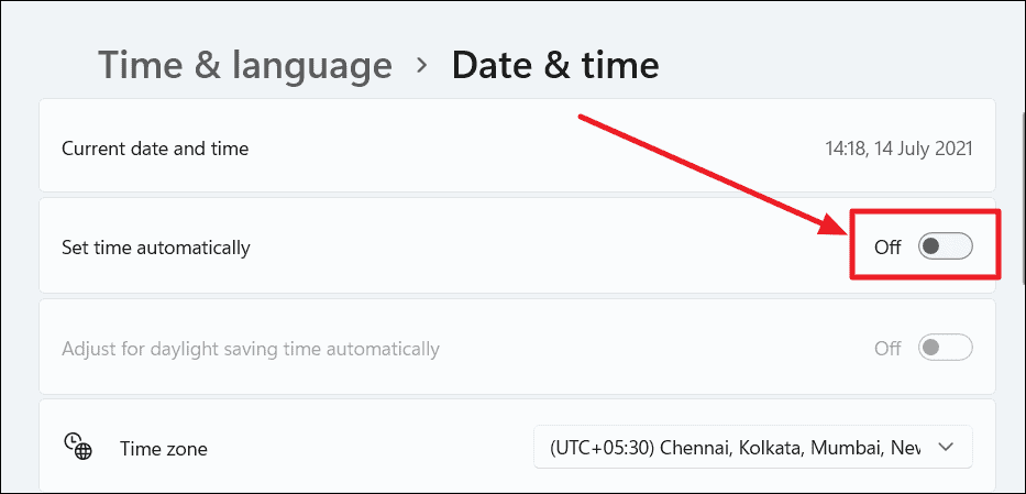 How to Change Time on Windows 11