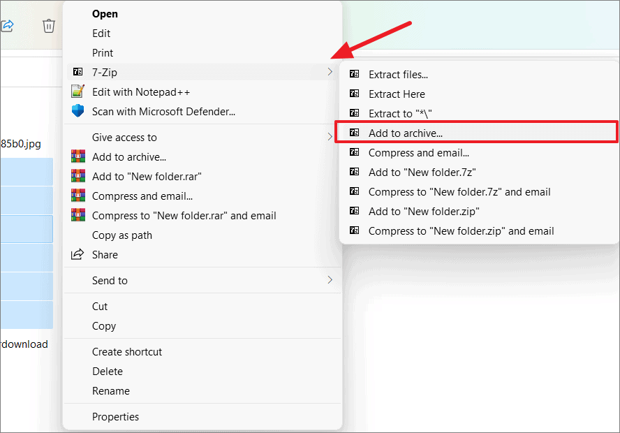 How to Use 7 Zip in Windows 11