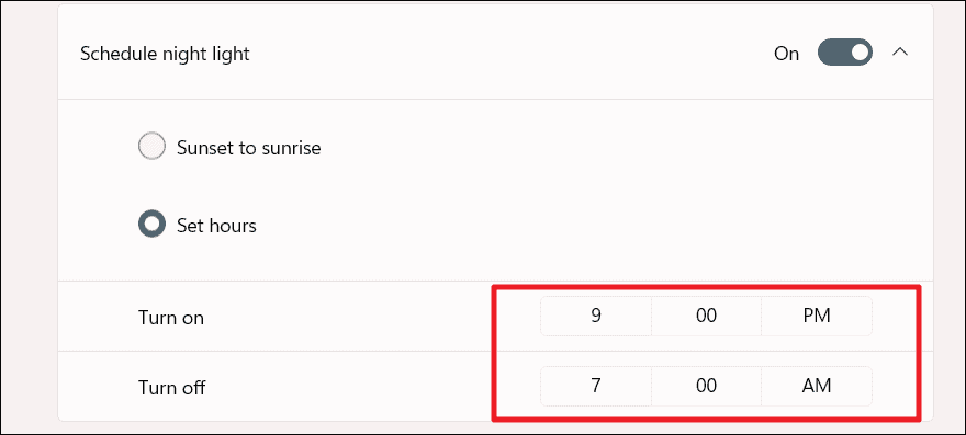 How to Enable and Use Night Light in Windows 11