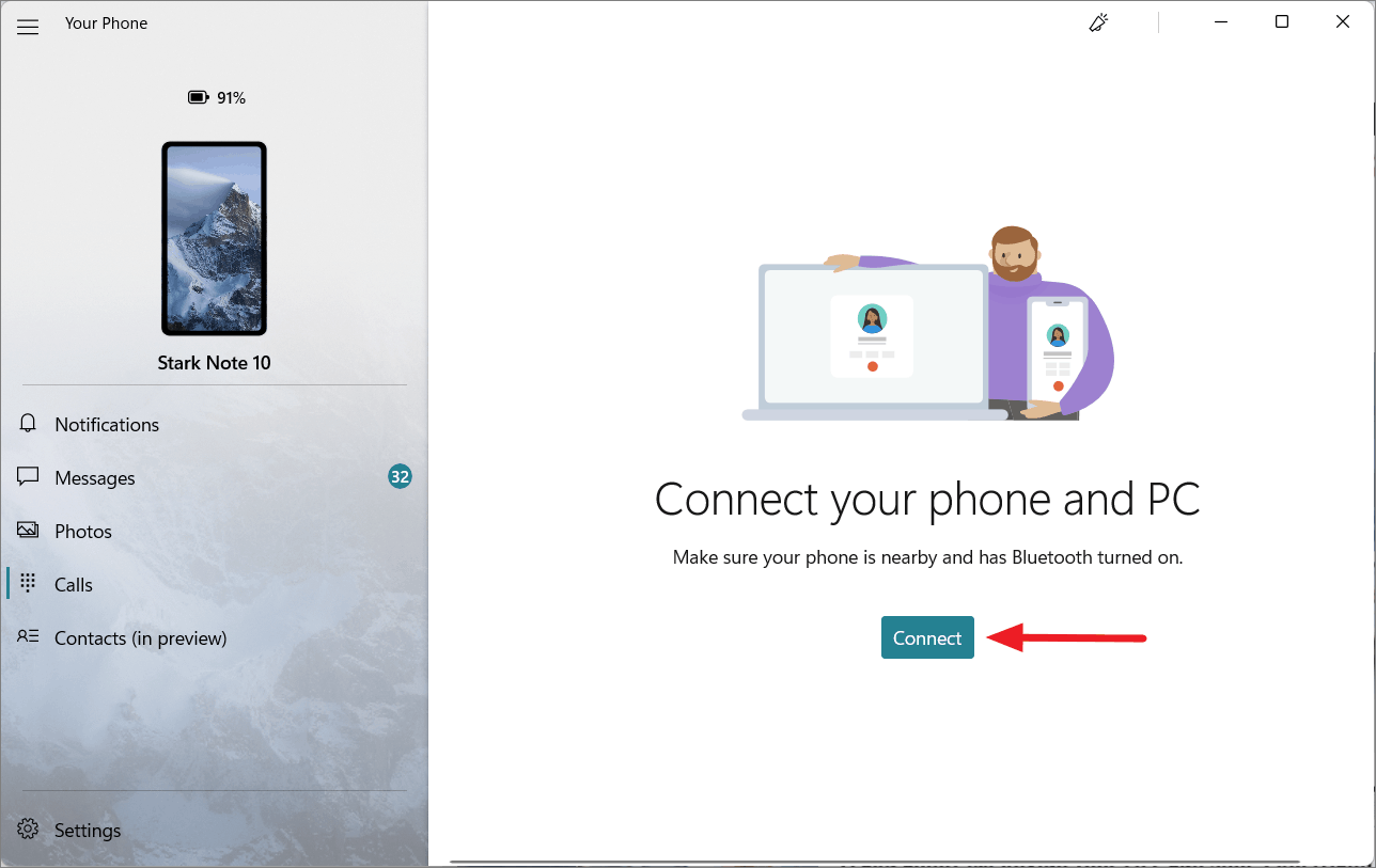 How to Connect and Sync an Android Phone to a Windows 11 PC using 'Your ...