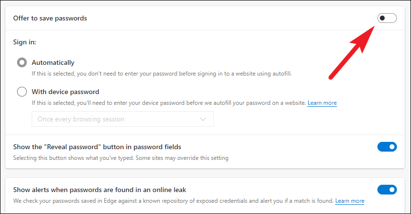 How to Delete Saved Passwords in Microsoft Edge