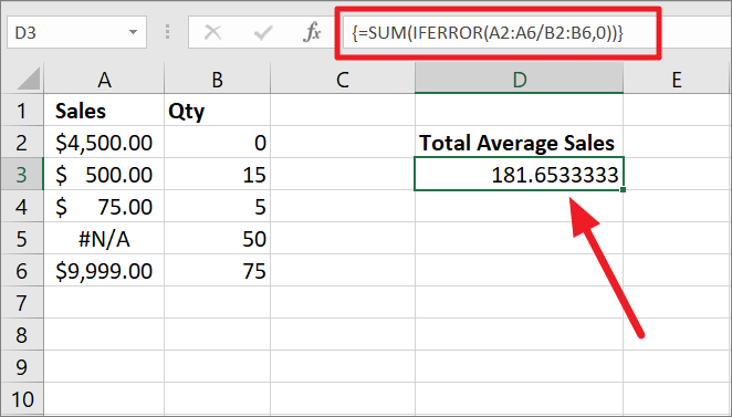 How To Use IFERROR Function In Excel