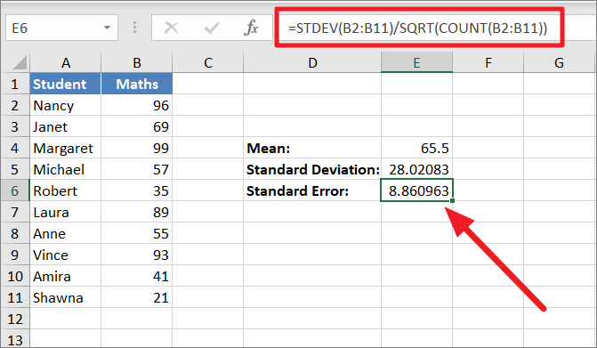 How To Calculate Standard Deviation In Excel