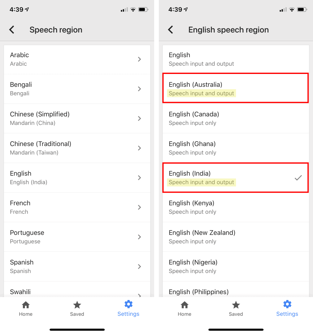 Google Translate iOS app adds regional options for speech input and ... Google Translate iOS app adds regional options for speech input and ...