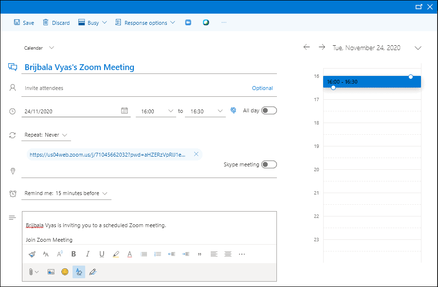 How To Set Up A Zoom Meeting In Outlook All Things How